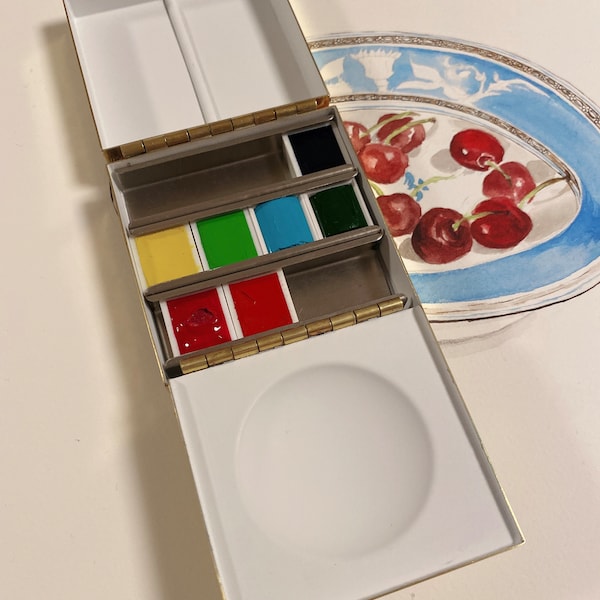 Mini Paintbox, Brass Watercolor Palette, Handmade Brass Palette, Brass ...