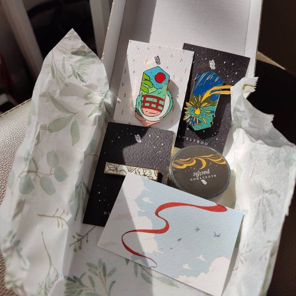 Meteor Pin - Celestial Scene Anime Gold Comet Star Flame Castle Space ...