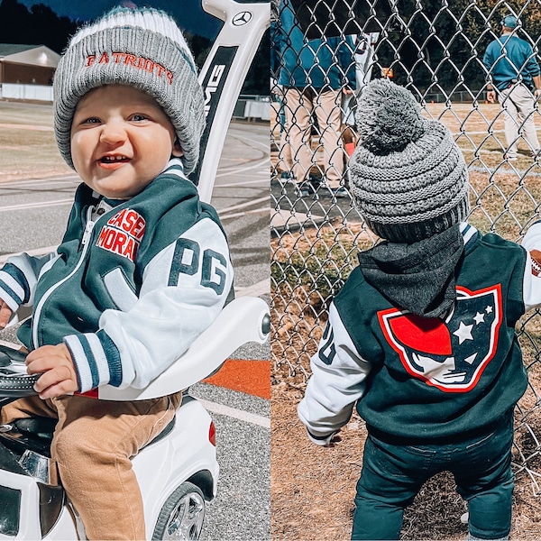 Personalized Baby Varsity Jacket - Custom Baby Shower Gift - Etsy