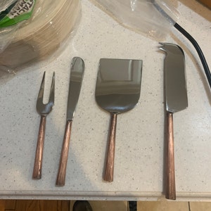 INOX Antique Copper Sundance Hostess Serving 4 Pc. Set | Etsy