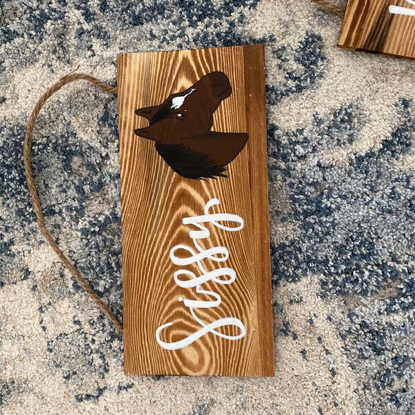 Horizontal Stall Sign - Etsy