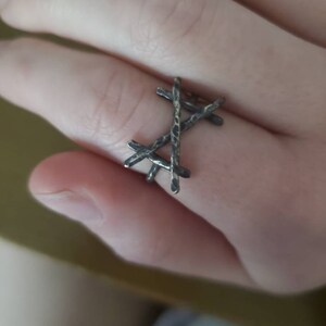 DAGAZ Rune - Dagaz Ring - Viking Rune Ring - Occultism Occult Esoteric ...