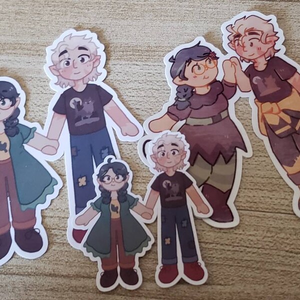 TOH Huntlow - Hunter X Willow | Waterproof Matte Vinyl Stickers - Etsy