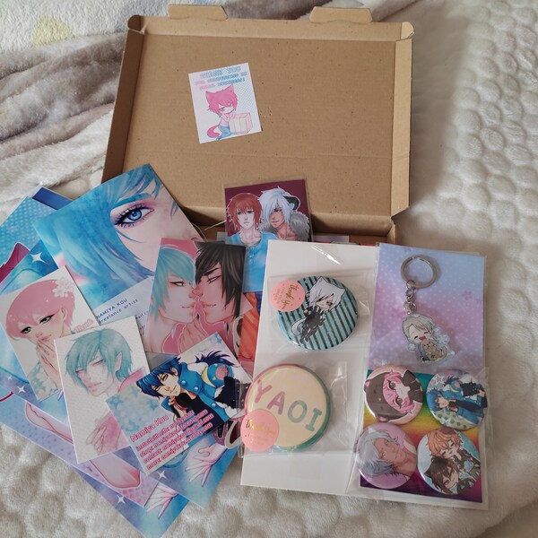 ACEO ATC Print "who Cares?!" Cute Pastel Manga Boy, Anime Portrait Art ...