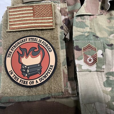 Dumpster Fire Morale Patch - Etsy