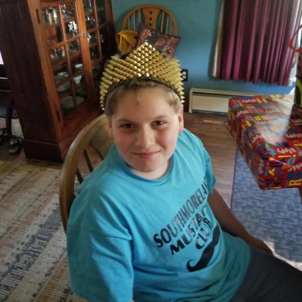 Studded Men's Crown, Gold Men’s Stud Crown, Gold Men’s Headpiece, Men’s ...