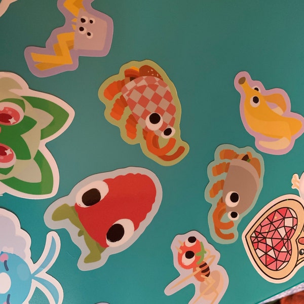 Bugsnax Stickers|video Game Stickers|bugsnax Sticker Set|sticker Pack ...