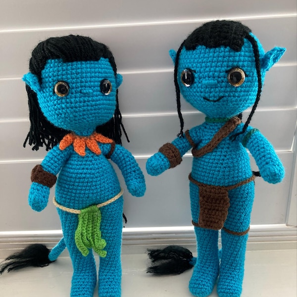 Crochet Pattern Avatar Amigurumi Eng PDF - Etsy