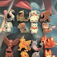 FLAMECRAFT Matte Vinyl Meeple Stickers/decals Upgrade Kit Unofficial ...