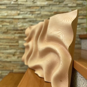 Stl Files for Cnc Router 3d Wood Carving Water Ripple Pattern 3d Model ...