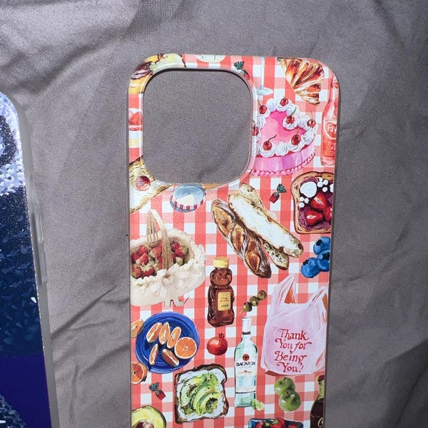 Navy Blue, 8 Ball Phone Case, Y2K Cute Collage Case, Trendy Vintage ...