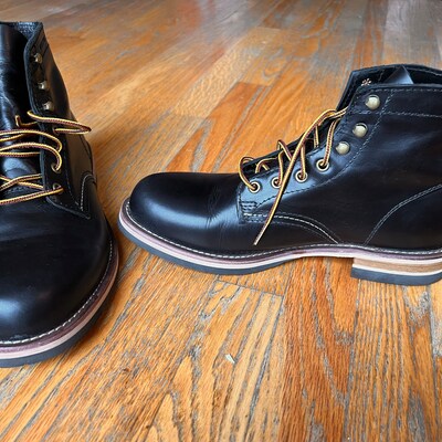 Boots Horse Leather Boots Retro Crazy Men's High-top Leather Motorcycle ...