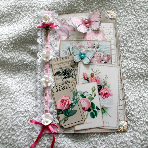 Layered, Journal Cover, Kit, Junk Journal Kit, Printable Ephemera ...