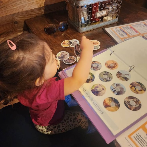 Busy Book Printable Toddler Activities Montessori Homeschool Resources ...