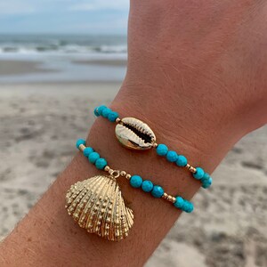 5/10/20pcs Natural Sea Shells Cowrie Shell Gold Plated Shell | Etsy