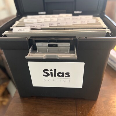 Printable Milestone Tote Labels School File Folder Labels - Etsy