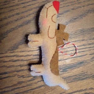 Bluey Long Dog Christmas Tree Ornament - Etsy