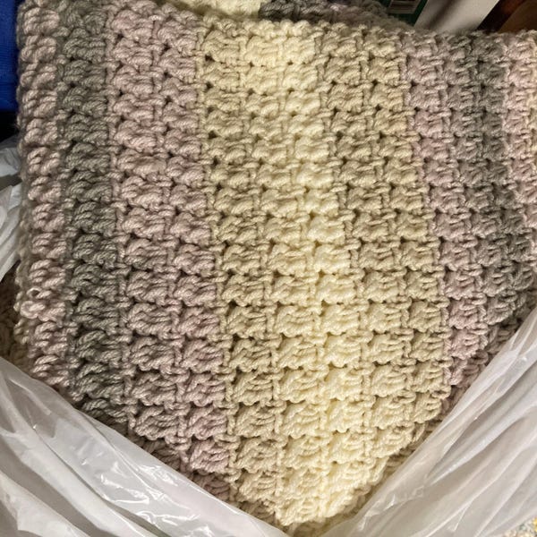 Easy Meadow Blanket - Beginner/advanced Beginner Crochet Pattern - Etsy
