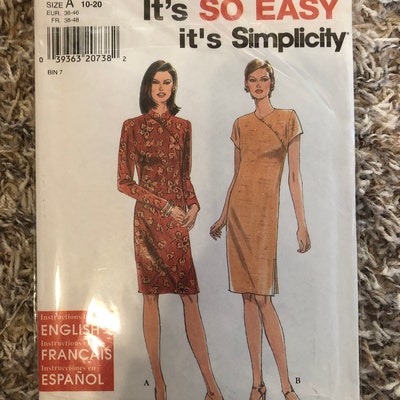 Butterick 3826 Sewing Pattern From 1986: Misses A-line or - Etsy