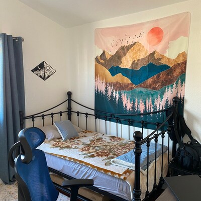 Day and Night Mountains Metal Wall Art / Housewarming Gift / Home Decor ...