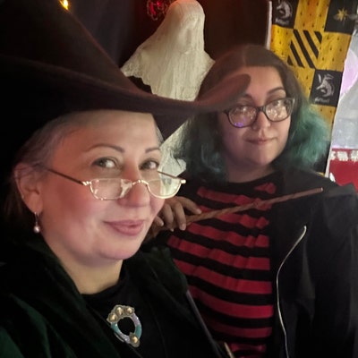 Forest Practical Witch Hat Green Wool Felt Hat With Satin Ribbon Ties ...