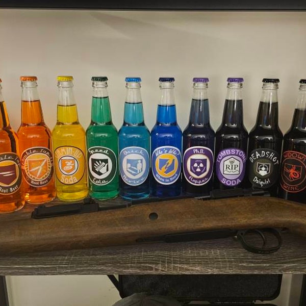Zombies Perk Bottle Stickers (individual) - Etsy