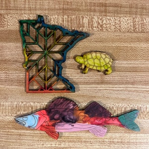 Laser Cut Decorative Rainbow Trout for Crafts, Fish Blanks for Crafting ...