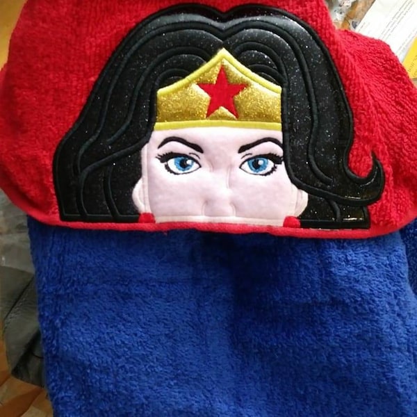 Custom Kids Hooded Towels/ Personalized Beach Towels/ Character Hooded ...