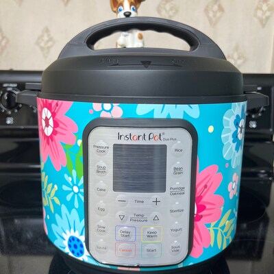 16 Colors Vivid Flowers Colored Background Instant Pot Wrap Instapot ...