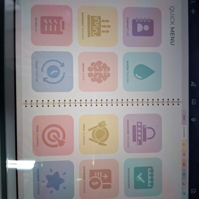 Goodnotes Template, Monthly Habit Tracker, Daily Habit Planner, iPad ...