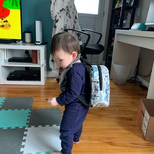 Kids Backpack Personalized Cotton Helicopter Backpack for - Etsy