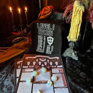 Gothic Vampire Printable Dnd Character Sheet PDF for Dungeons and ...