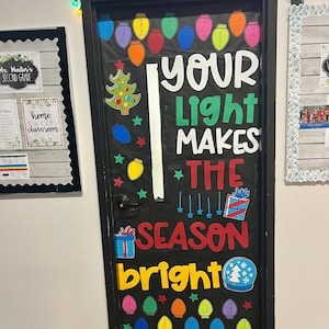 LEARNING WINTER WONDERLAND Precut School Door Classroom Decoration ...