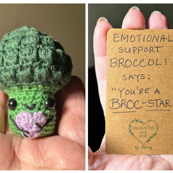 NO SEW - Broccoli Amigurumi Crochet Pattern, Food, Veggie, Vegetables ...
