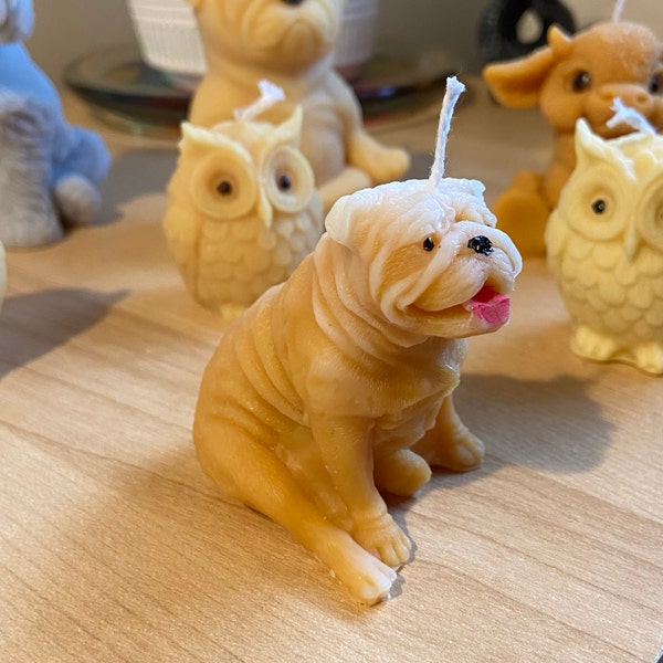 3D Dog Silicone Mold Pug French Dog Chocolate Cake Baking Pomeranian ...