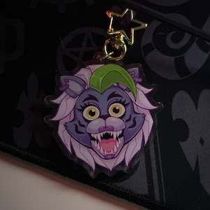 FNAF Security Breach Keychains Glamrock / Shattered Freddy, Monty ...