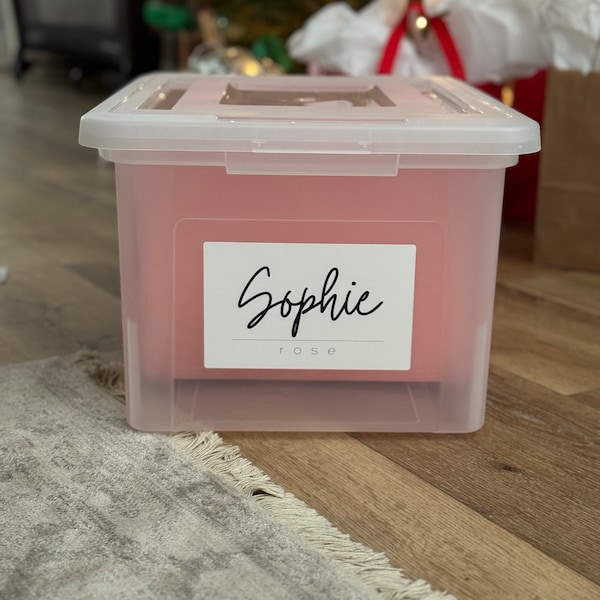 Milestone Tote Labels - Milestone Tote Name Decal and Folder Labels DIY ...