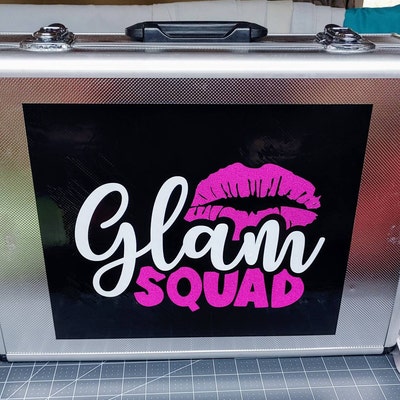 Glam Squad SVG Cut File DXF File Beauty Squad SVG Lipstick Mark Svg ...