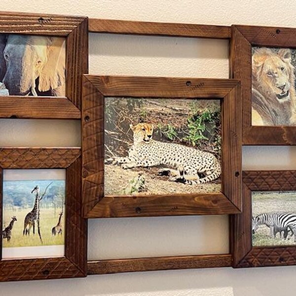 Barnwood Collage Frame, Frame Collage, Rustic Farmhouse Decor,frame ...