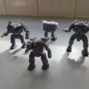 Battletech Miniatures Classic Unseen Designs 3D Printed on | Etsy UK