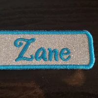 Custom Personalized Embroidered Name Patches-matching Set of 2 - Etsy