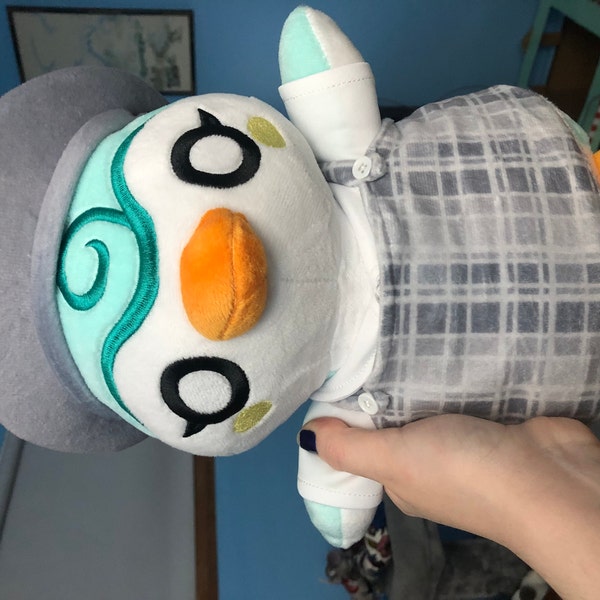 Pingki Penguin Blue Buddy Thigh High Socks - Etsy