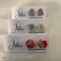 105 Mini Earring Cards Jewelry Display Cards Stud Earring Cards 2.5 X 1 ...