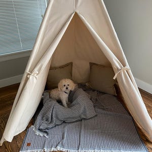 Kids Canvas Teepee Sewing Pattern, Kids Tent, Play Tent Pattern, Easy ...