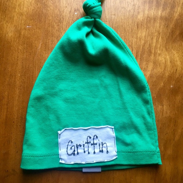 BABY BLUE: Newborn Hat, Personalized Baby Hat, Name Hat, Personalized ...