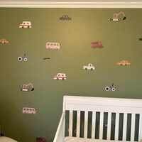 Construction Set Wall Decals, Vehicle Wall Decals, Car Wall Decals ...