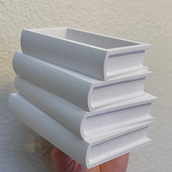 Stack of Books Succulent Plant Pot | Succulent Gift | 3D Printed ...