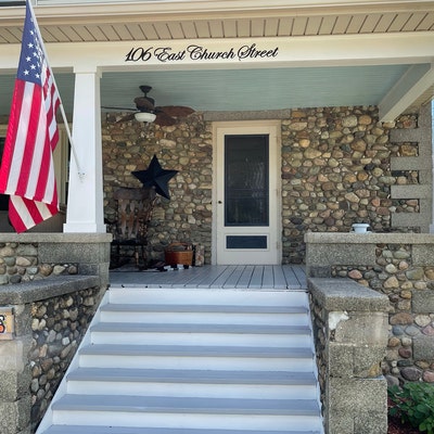 Script Address Sign ,script House Numbers, Custom House Numbers Sign ...