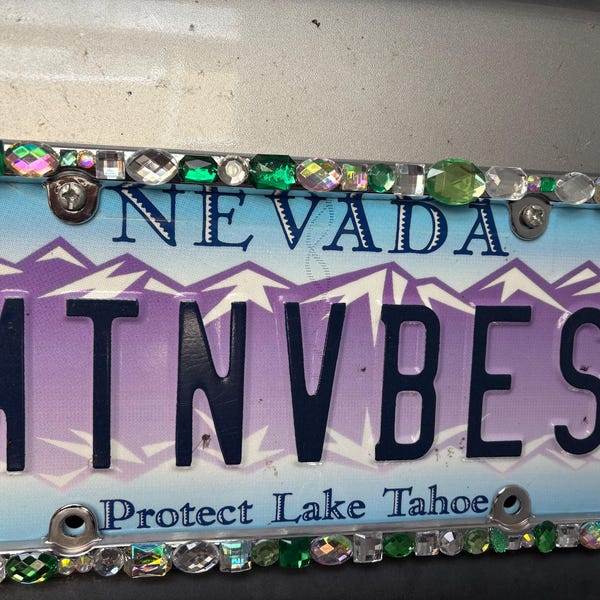 RED MEGA BLING Crystal Diamond Rhinestone License Plate Frame - Etsy
