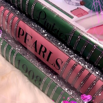 Glam Book Stack Create Your Own Character Black/white Lots of Sparkle ...